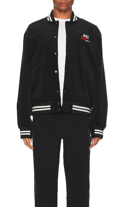 NIKE AS M NSW NIKE TREND BOMBER JKT【L】 Nike Nsw Trend Bomber Jacket In Black In Black,Sail,University